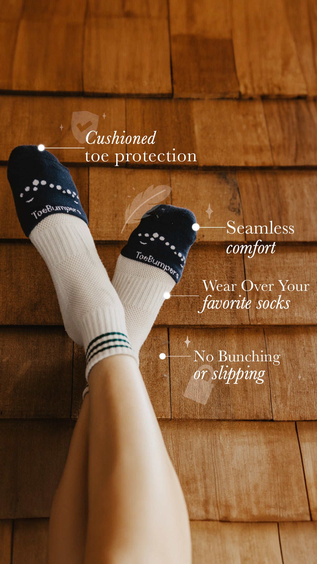 Men's Toe-Cushioned Running Socks – Toe Bumpers