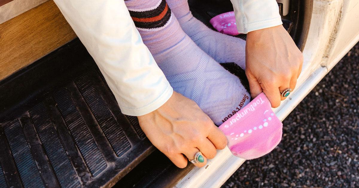 Toe-Cushioning Compression Socks for Running – Toe Bumpers