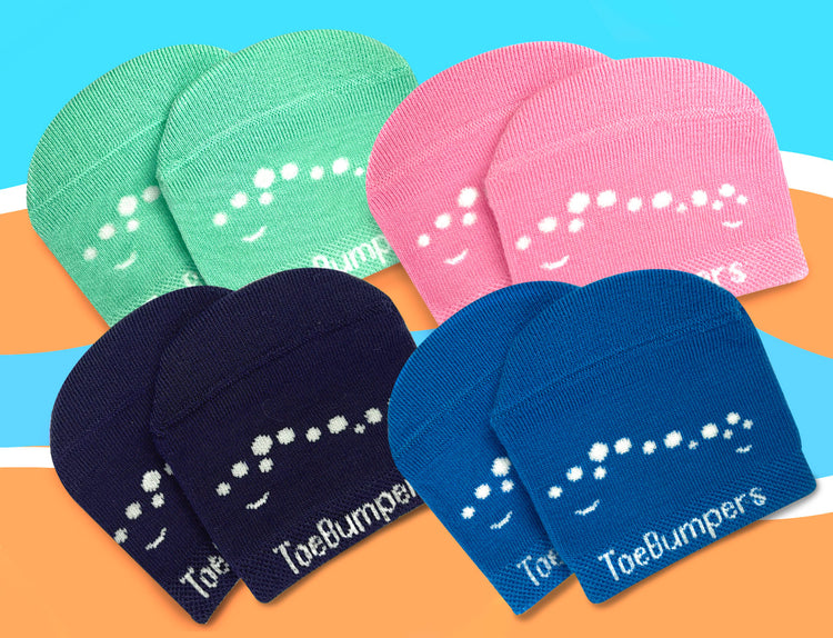 Toe-Cushioning Socks for Running – Toe Bumpers