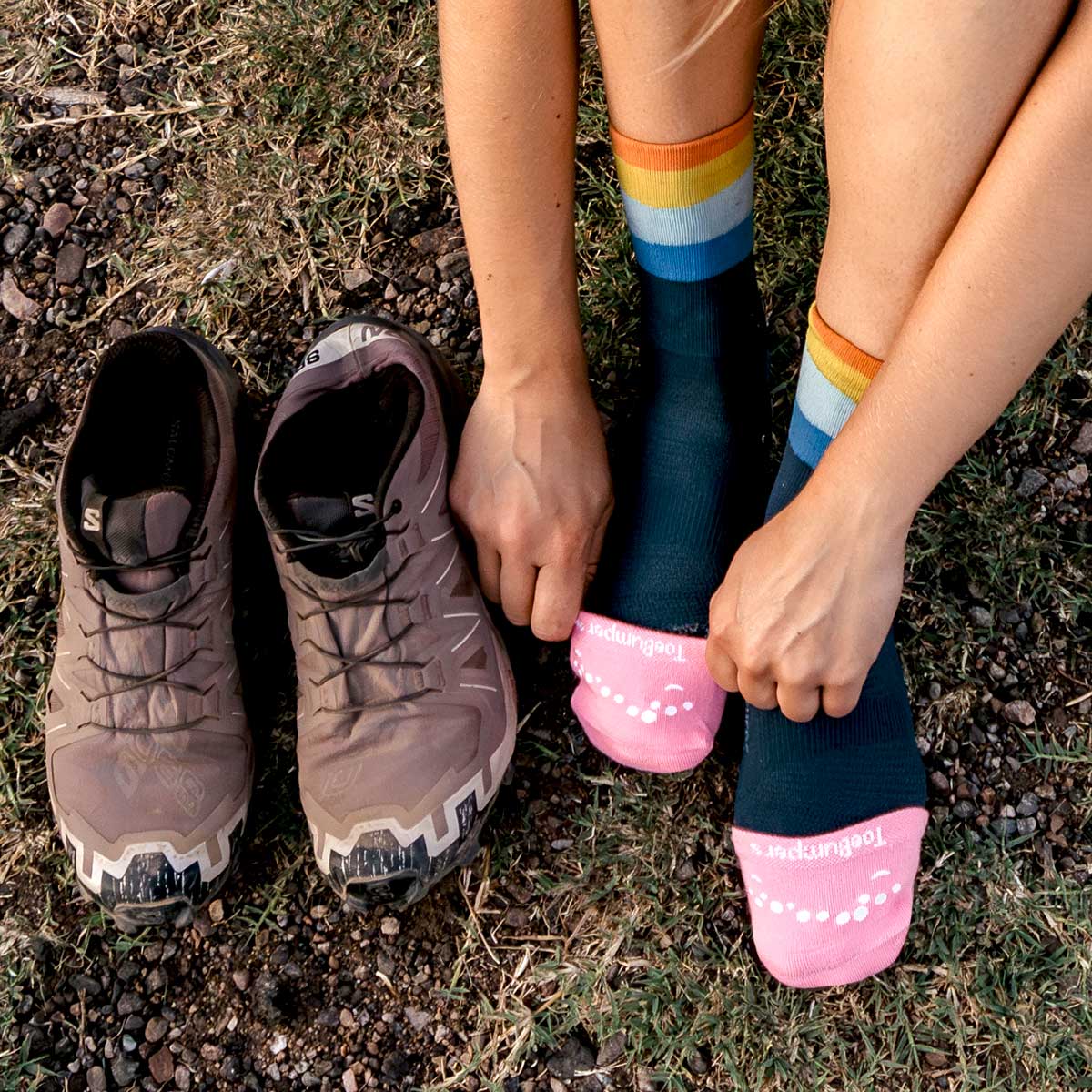 Best Women Running Compression Toe Sock - 4-Pack – Toe Bumpers